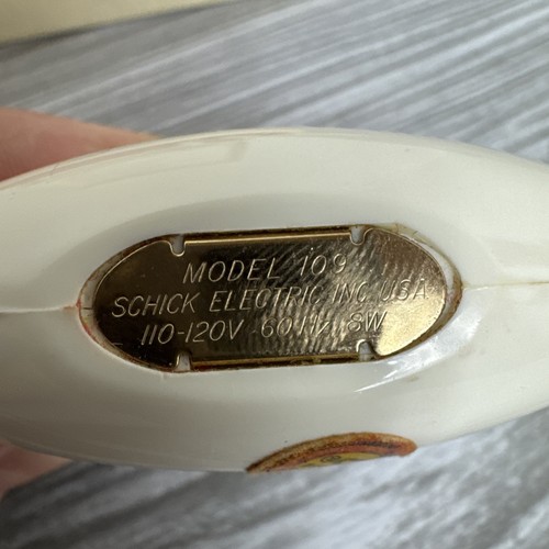 Lady Schick Electric Razor Model 109 Gold in Working Condition | eBay