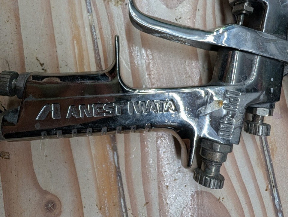 ANEST IWATA Japan LPH-400-LV4 HVLP Gravity Feed Spray Gun Paint Sprayer ...