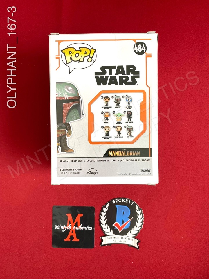 Timothy Olyphant signed Star Wars Cobb Vanth Funko Pop #484 Beckett COA ...