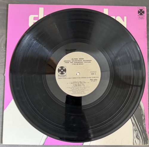 True 1971 Elton John Friends Soundtrack Paramount Records LP VG Vinyl ...