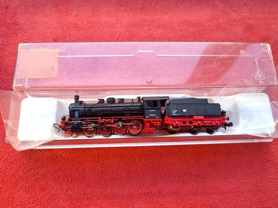 FLEISCHMANN GERMAN (DR) 55 CLASS 0-8-0 STEAM LOCOMOTIVE #55 4467 (BOXED ...