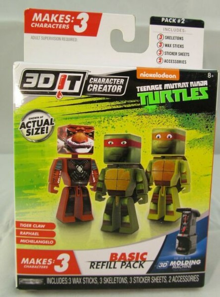 3d It Character Creator - Teenage Mutant Ninja Turtles 3 Characters ...