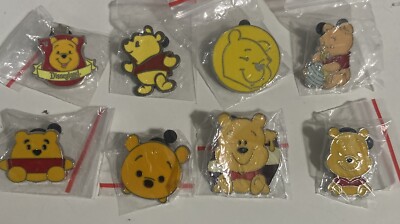 Disney WINNIE THE POOH pin lot of 8 | eBay