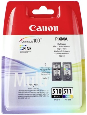 Canon PG 510 CL 511 originale MULTIPACK PIXMA MP492 MP495 MP499 MX32 ...