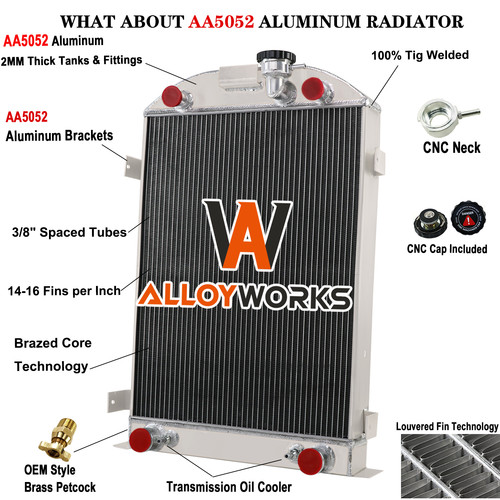 For 1930-1931 Ford Model-A Flathead Engine 3.3L L4 Row 4 Aluminum ...