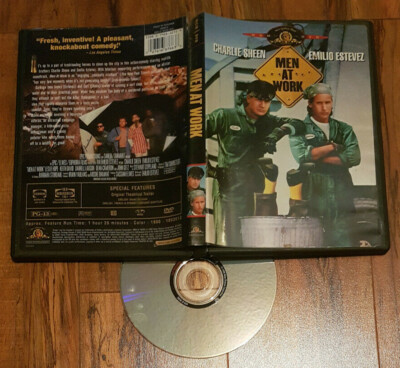 /1795 Men at Work DVD (Sheen, Estevez) Widescreen and Full Frame Rare ...