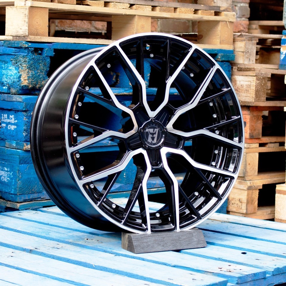 19"/Skoda Superb/Wolfrace 71 Munich GTR Custom/Black/Polished/8.5j ...