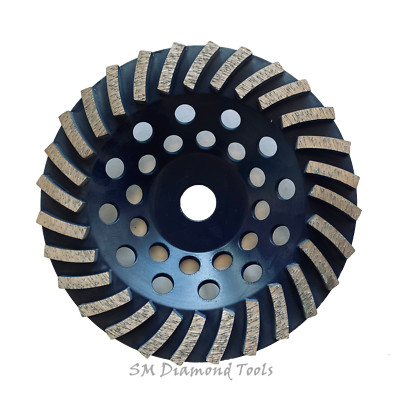 7" Top Quality Turbo 28 Teeth Cup Wheel Fast Surface Grinding Concrete ...