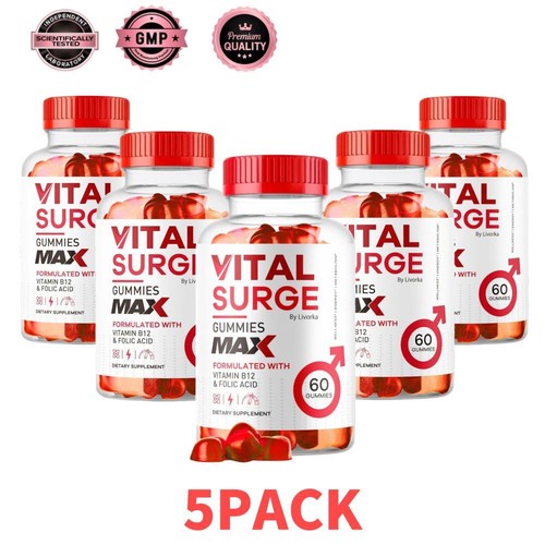 Vital Surge Male Gummies, Vital Surge Testo Support Gummys Performance ...
