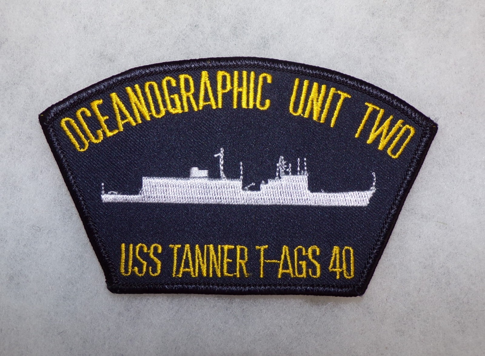 US Navy USS Tanner T-AGS 40 Oceanographic Unit Two Ballcap Patch | eBay