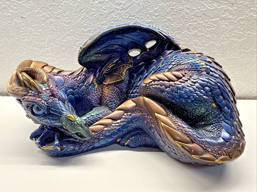 Windstone Editions 1985 Pena Peacock Mother Dragon | eBay