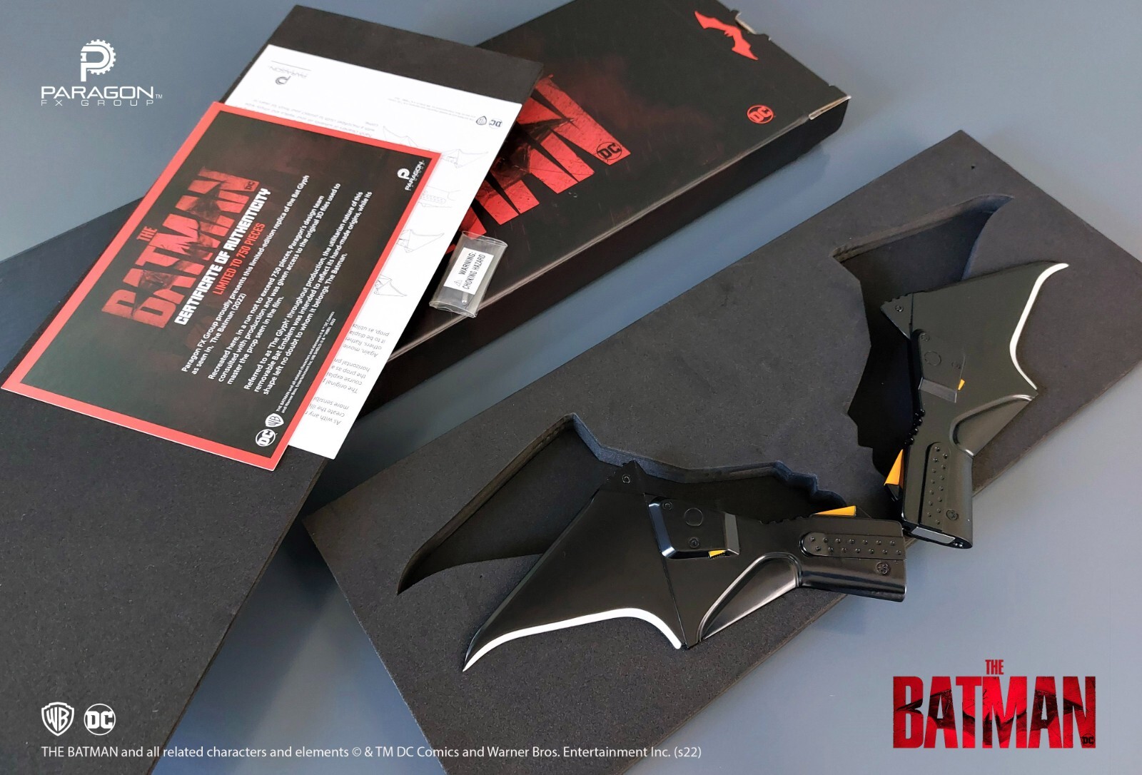 The Batman 2022 Bat Glyph (Batarang) - Officially Licensed Prop Replica ...