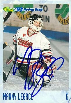 Manny Legace autographed Hockey Card (Niagra Falls) 1993 Classic #24 | eBay
