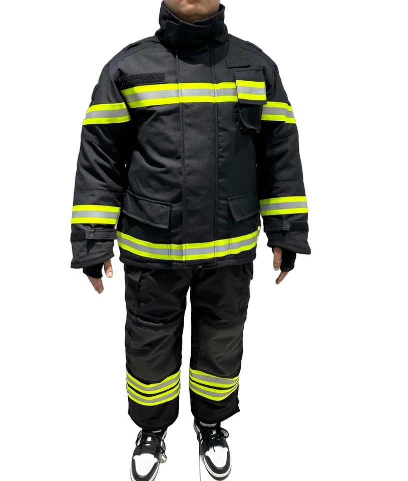 DYOB Firefighter Suit Fire Suit Turnout Gear 4XL Jacket/Pants w ...