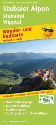 Stubai Alps, hiking and cycling map 1:35,000 (Map) 9783961325085 | eBay