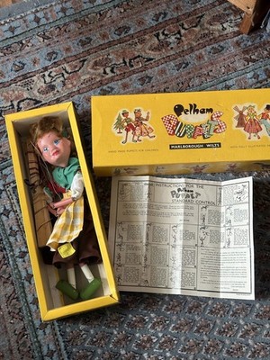 Vintage Pelham Puppets Gretel String Puppet Wooden Marionette ...