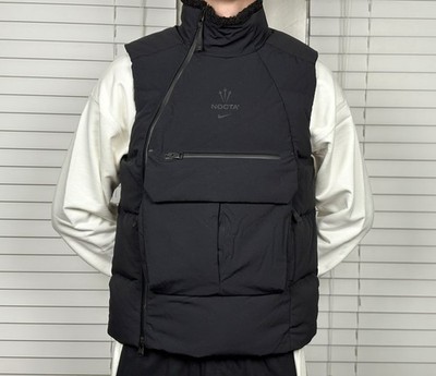 Nike x Nocta Drake Tactical Puffer Vest Tech Black Men's Size M | eBay