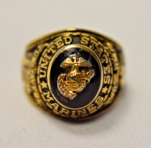 Vintage Gold Filled United States Marine Corp Ring | eBay