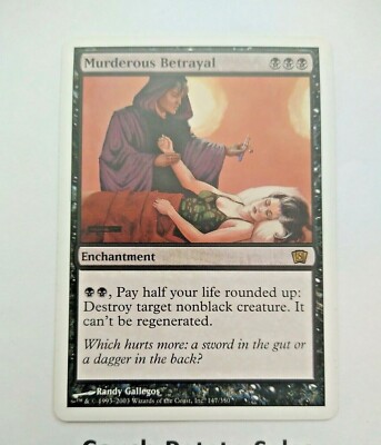 MTG Murderous Betrayal Eighth Edition 147 Regular Rare - Premium NOS | eBay