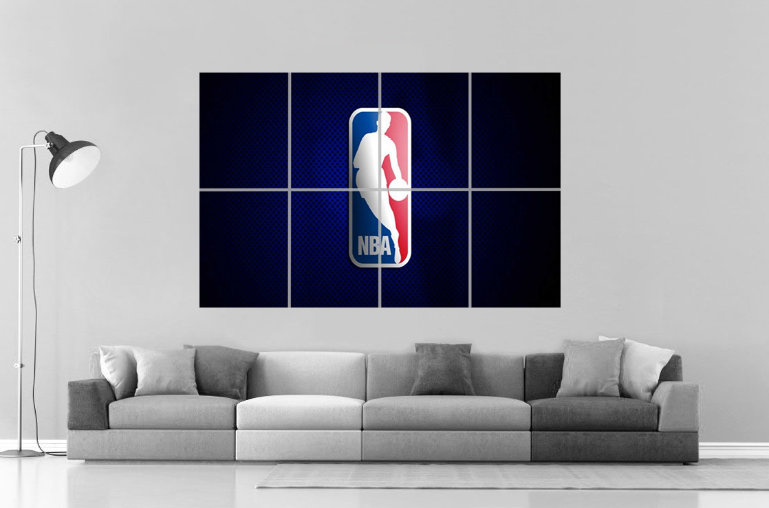 NBA Logo Poster A0 Large Print | eBay