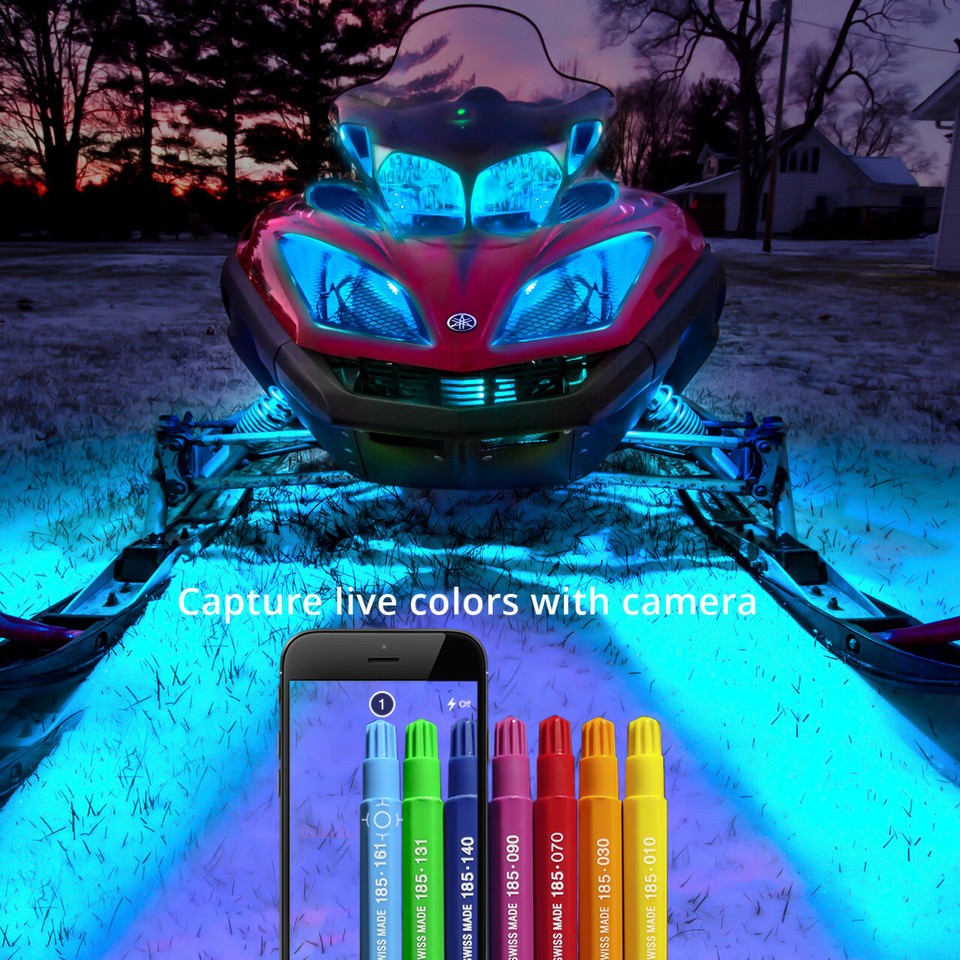 XKGlow XK-SNOW-ADV Snowmobile Accent LED Light Kit - Adventure Accent ...