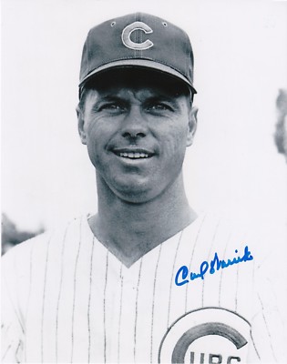 CARL WARWICK CHICAGO CUBS ACTION SIGNED 8x10 | eBay