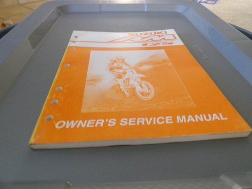 Suzuki RM125 RM 2003 Genuine Owners Service Manual Factory OEM 99011 ...