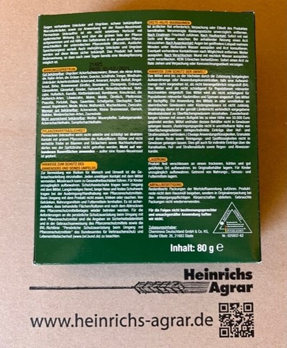 Permaclean 2 x 80 g wurzeltiefe Wirkung Glyphosat Unkrautvernichter ...