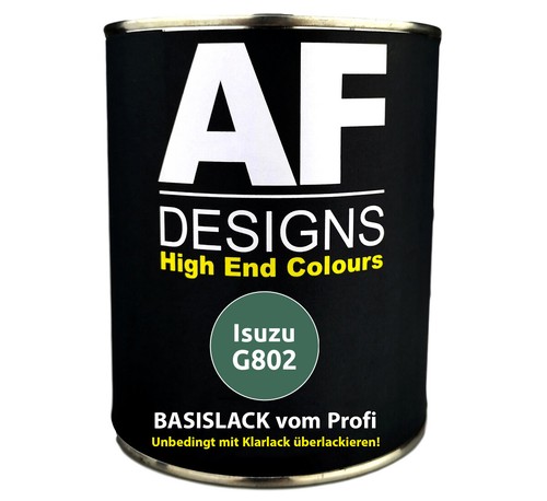 250ML Basislack Isuzu G802 Forest Green Perl Metallic Spritzfertig ...