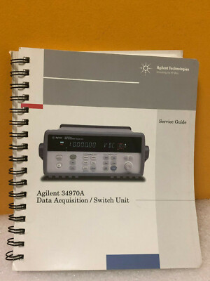 HP / Agilent 34970-90011 HP 34970A Data Acquisition/Switch Unit Service ...