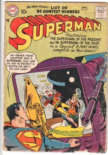 Superman #113 1957 GD | eBay