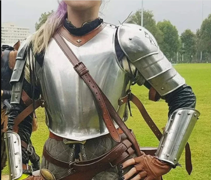 Medieval Ancient Knight Armor ~ Female Fantasy Costume ~ Armor Steel ...