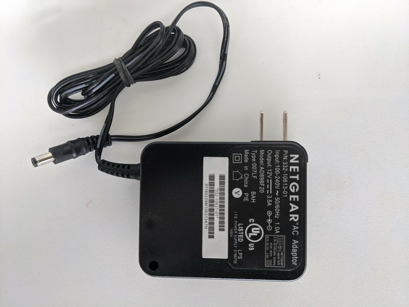 Genuine Netgear AD898F20, 332-10613-01 12V 3.5A Power Supply | eBay