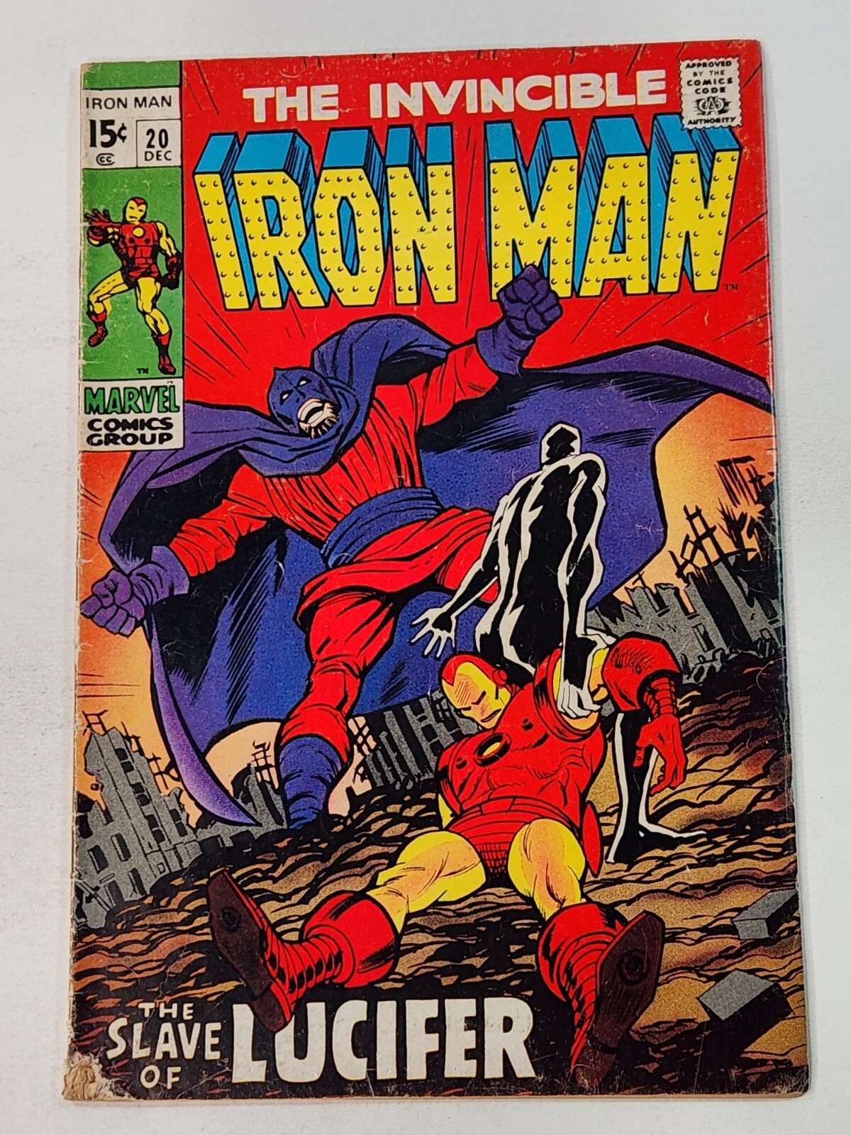 Invincible Iron Man 20 Marvel Comics Lucifer App Silver Age 1969 | eBay