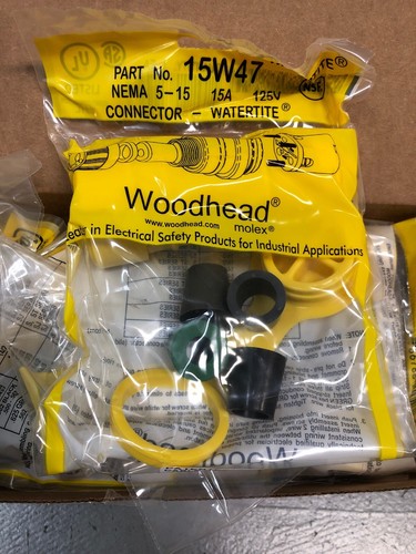 Woodhead 15W47 Watertite Connector Lot of 10 | eBay