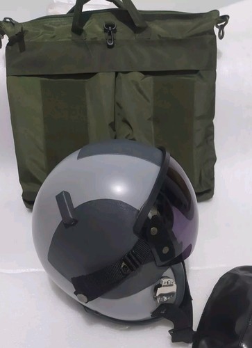 SIZE XL-XXL FIGHTER PILOT HELMET HGU-55 WITH LEATHER EDGEROLL | eBay