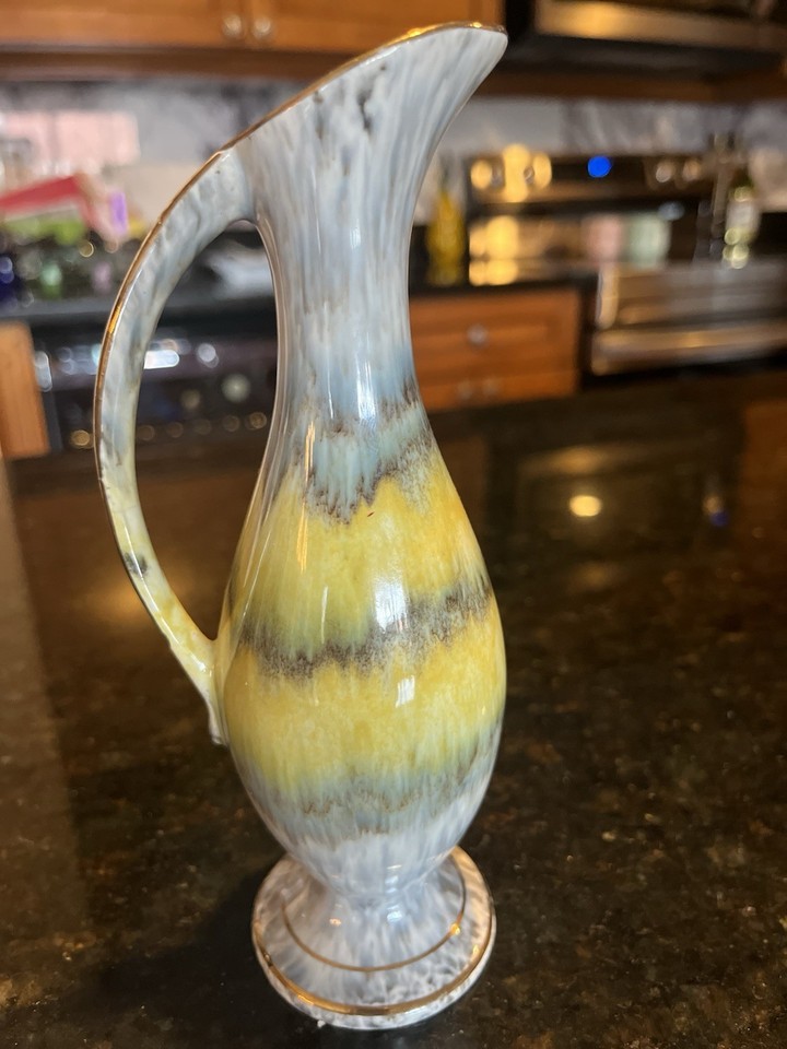 Scheurich West Germany Pottery Pitcher Pour Vase MCM Vintage Mid ...