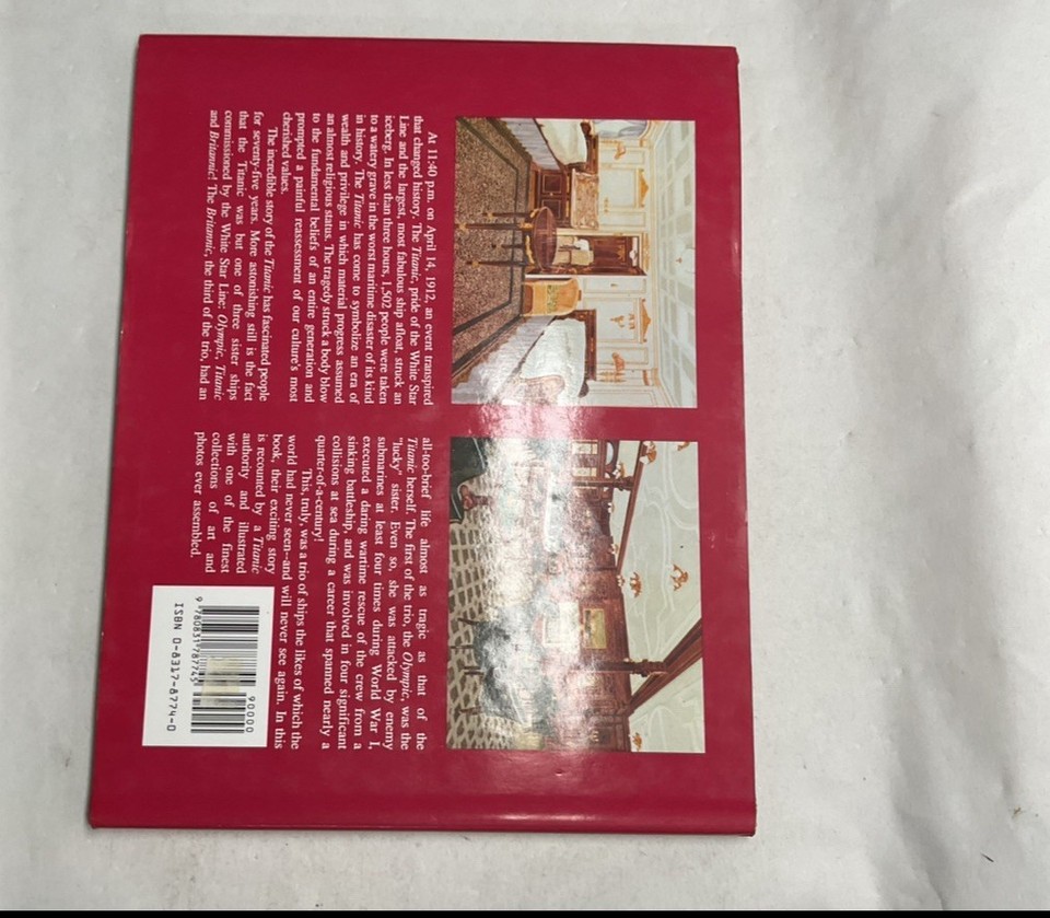 Titanic White Star Line History Book Thomas E Bonsall Illustrated ...