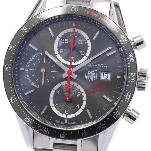 TAG HEUER CV201M Carrera Tachymeter Lewis Hamilton Limited Edition Men ...