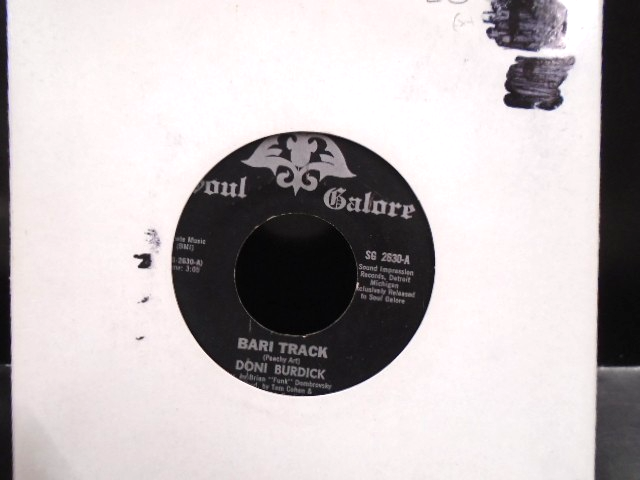 DONI BURDIC " BARI TRACK " USA SOUL GALORE 7" EX+ COND | eBay UK
