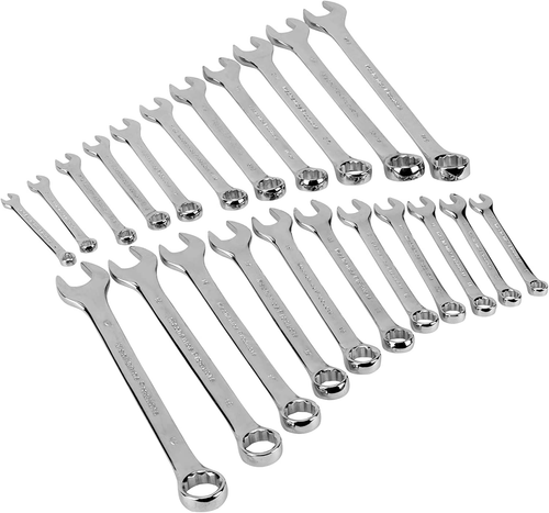 Performance Tool W1099 22-Piece SAE and Combination Metric Wrench Set ...