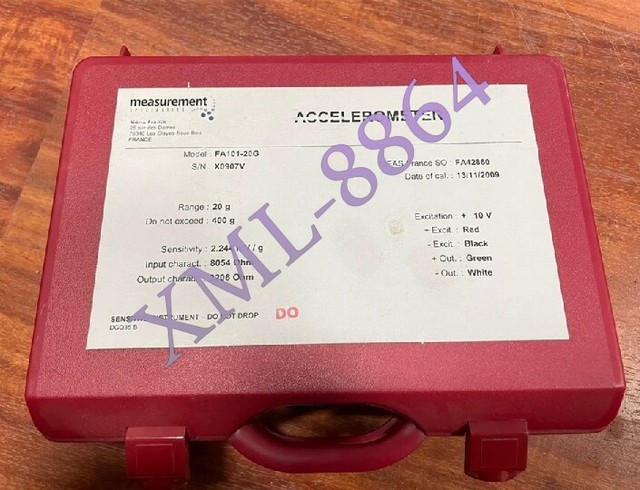 Precision MEAS FA101-20G Accelerometer Via DHL or FedEx for sale online ...