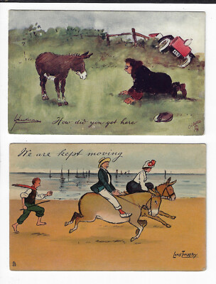 2 Tuck Lance Thackeray Comic Postcards p1144 | eBay