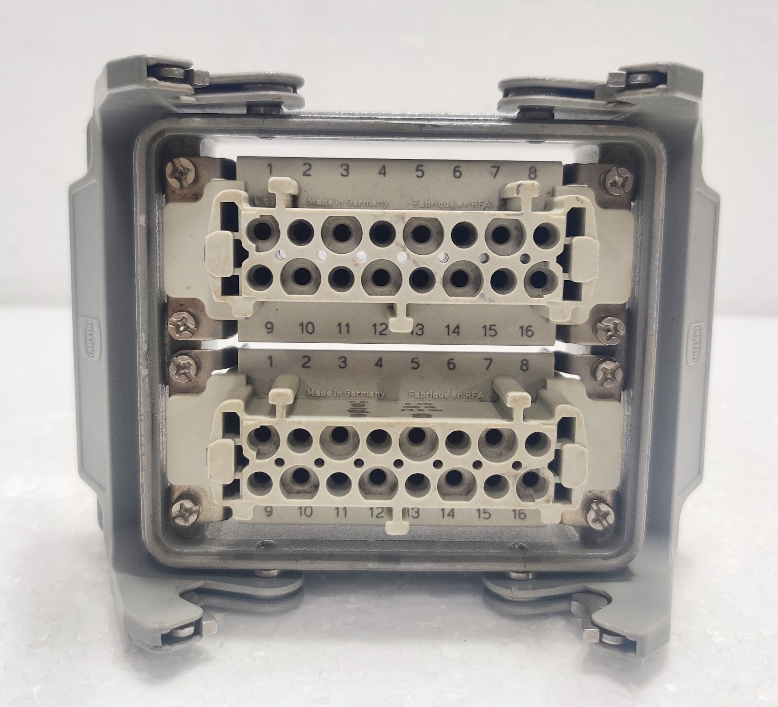 Harting Han 16 E-F 15A 500V 6KV3 2 16 Pin Female Connector | eBay