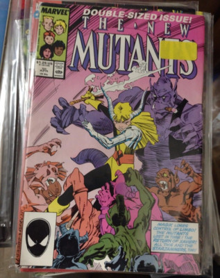 NEW MUTANTS # 50 1987 Marvel DISNEY star jammers professor x binary ...