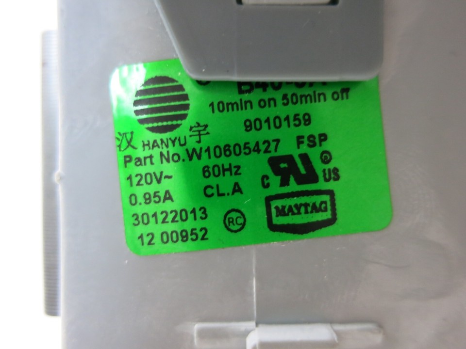 Maytag Front Load Washer MHW4200BW Power Wash Cycle Drain Pump ...