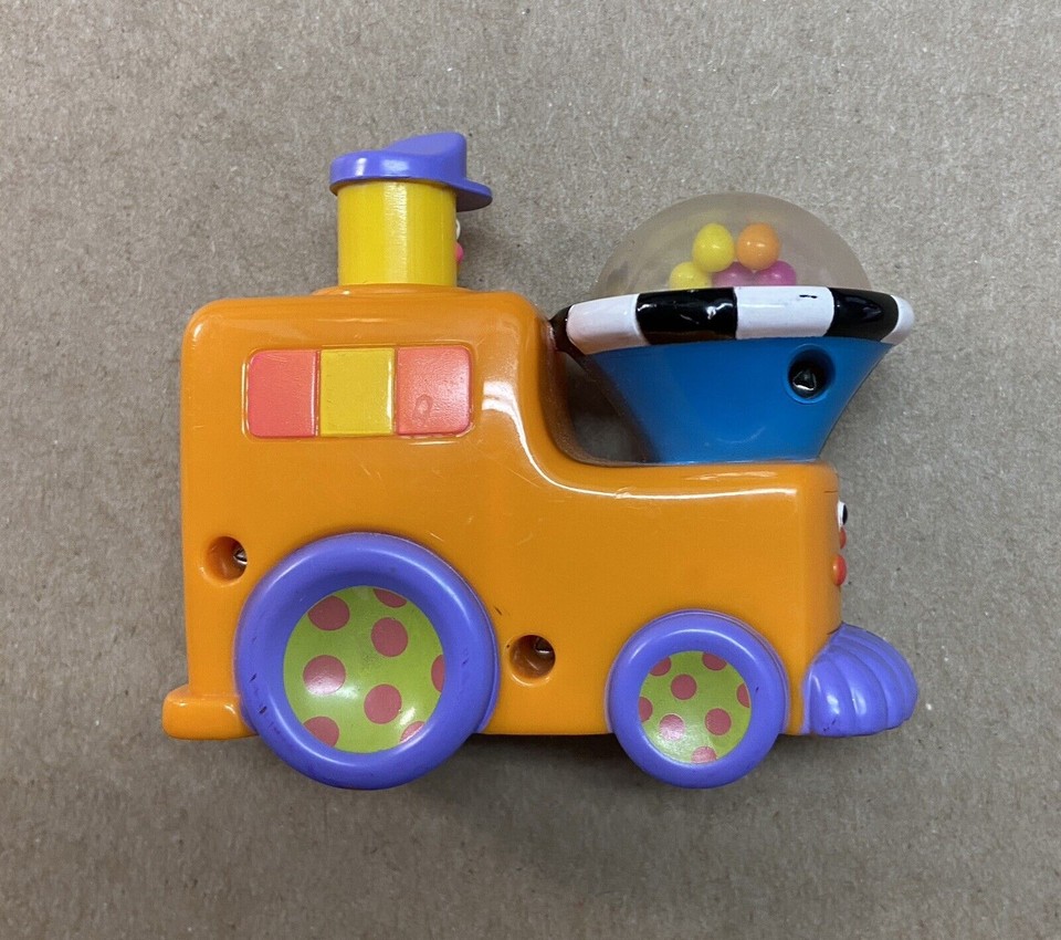 Burger King Sassy Train Pop Toy Orange Purple Blue Yellow Green Beads ...