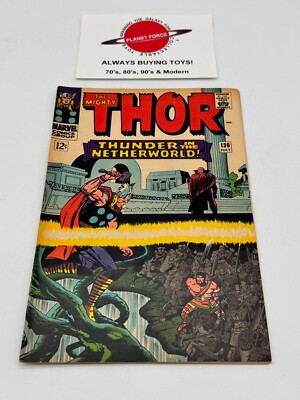 Thor #130 Silver Age 1966 Marvel Comics Thunder In The Netherworld ...