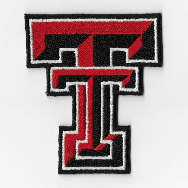 NCAA Texas Tech Red Raiders Iron on Patches Embroidered Patch Applique ...