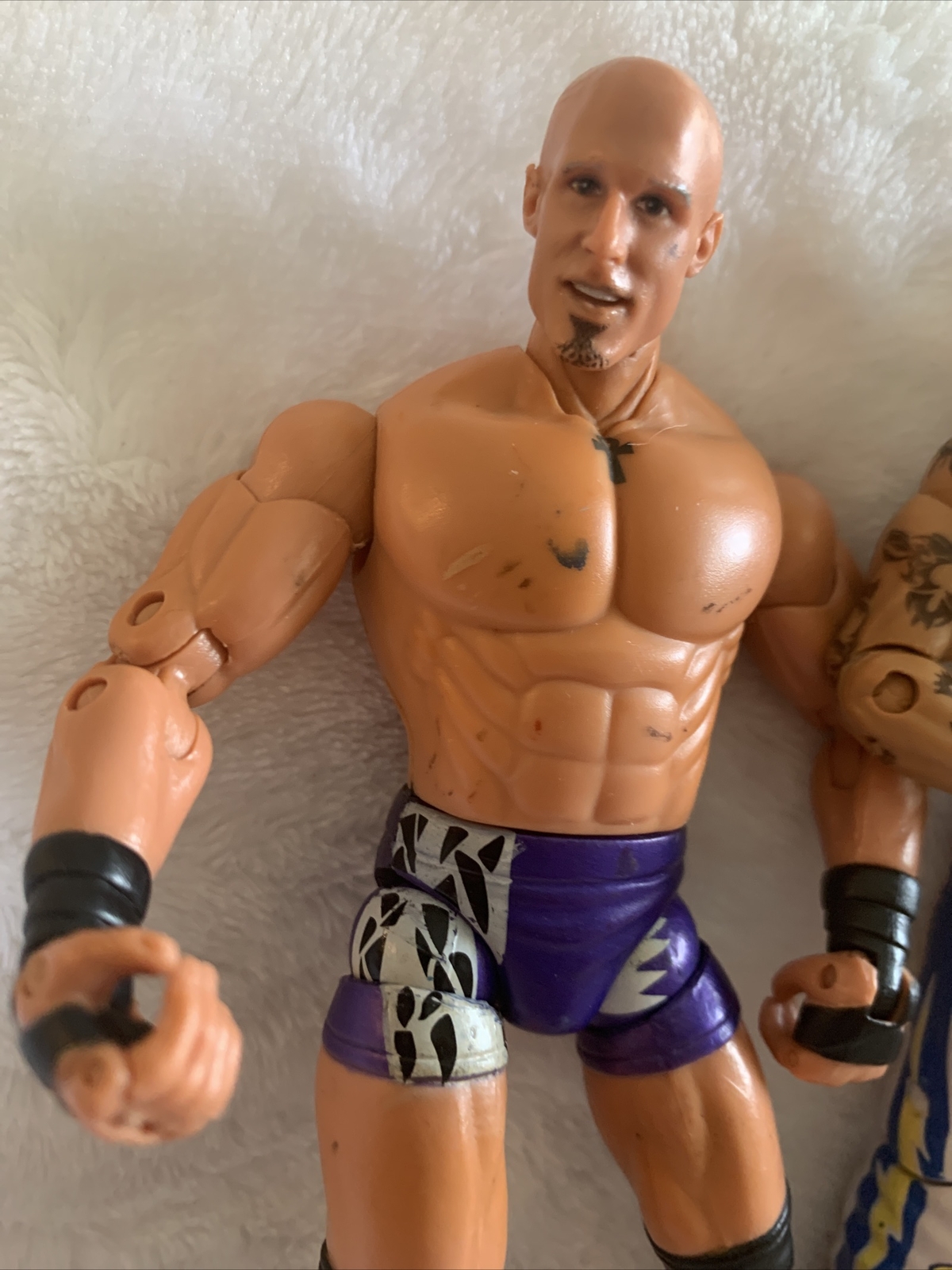 Lot of 2 WWE WWF Wrestling Action Figures Basic Mattel | eBay